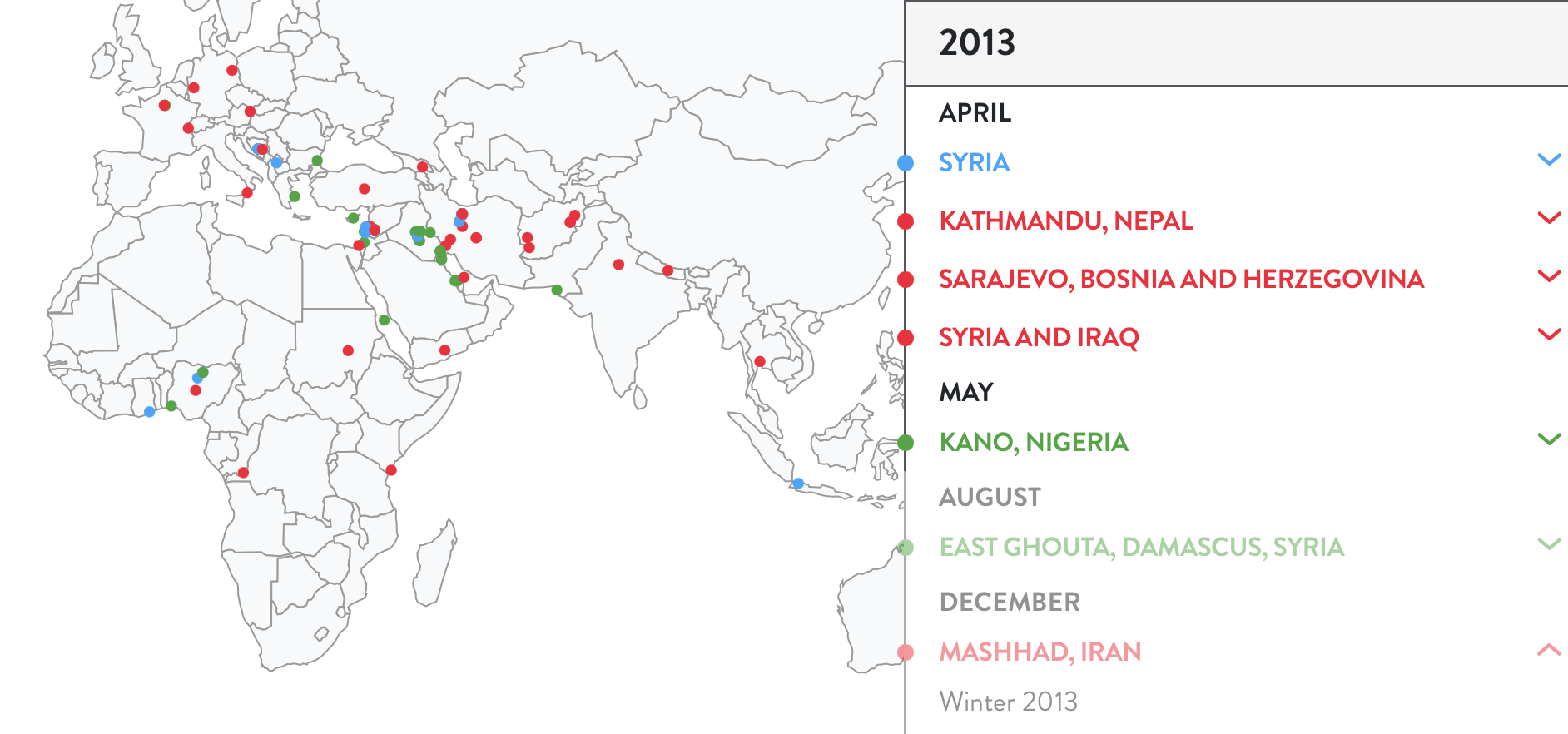 IRGC map timeline — Daniel Crabbe — Frontent Developer